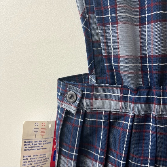 Royal Park | Dresses | Royal Park Uniforms Vintage Nwt Girls Plaid ...